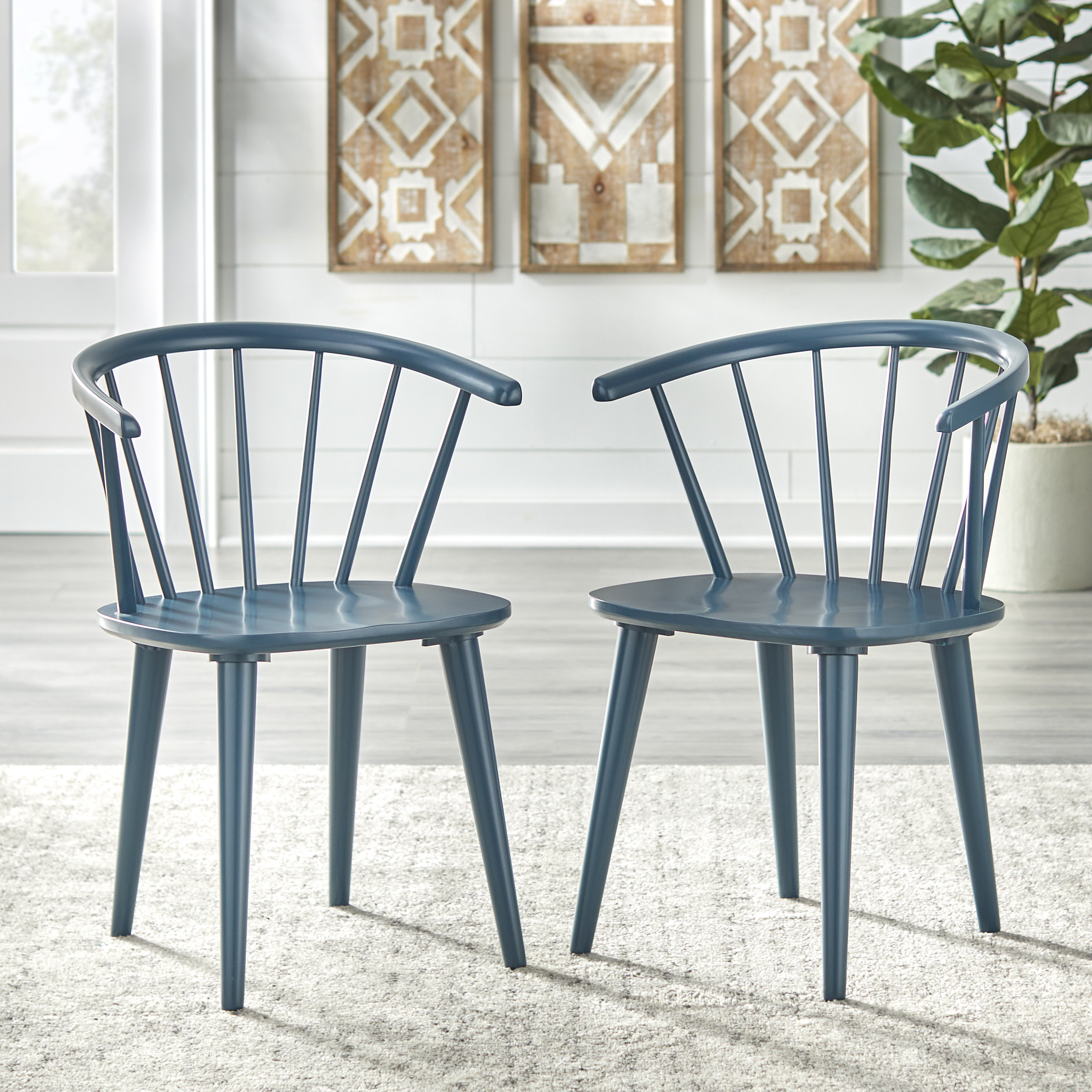 George Oliver Demi-Lee Solid Wood Side Chair & Reviews | Wayfair