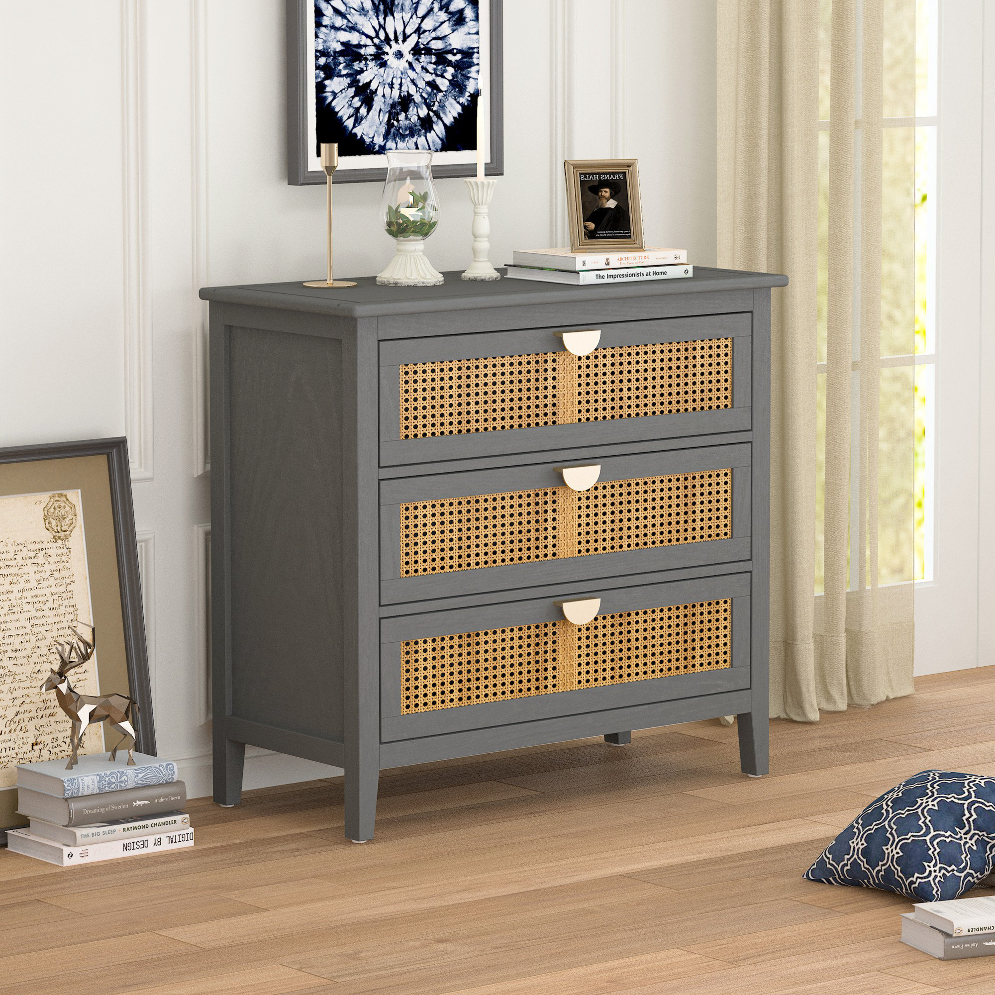 Bayou Breeze 3 Drawer Cabinet | Wayfair