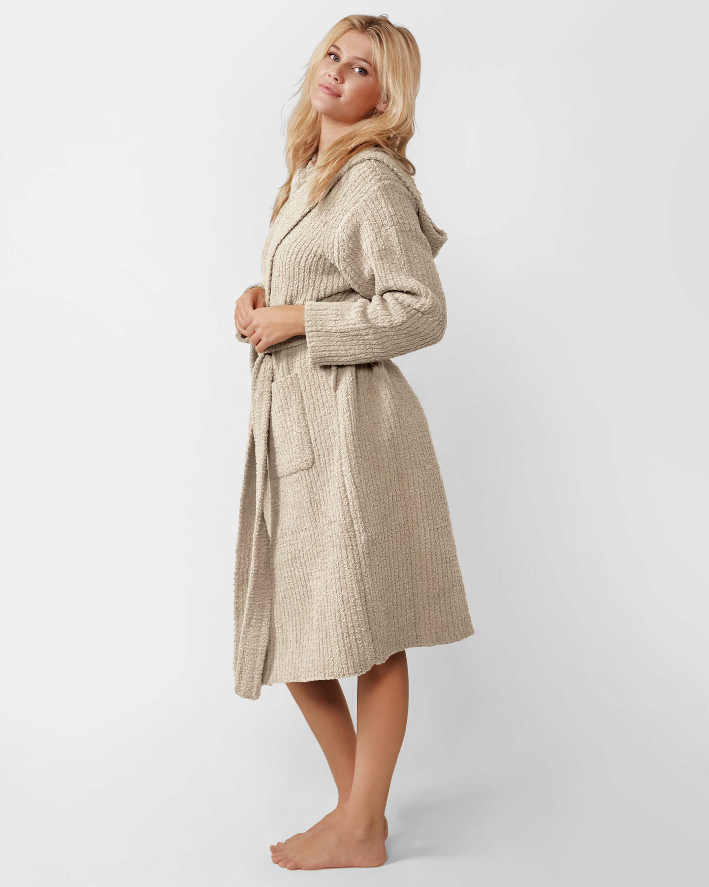 Sunday Citizen Ribbed Hooded Robe | Wayfair