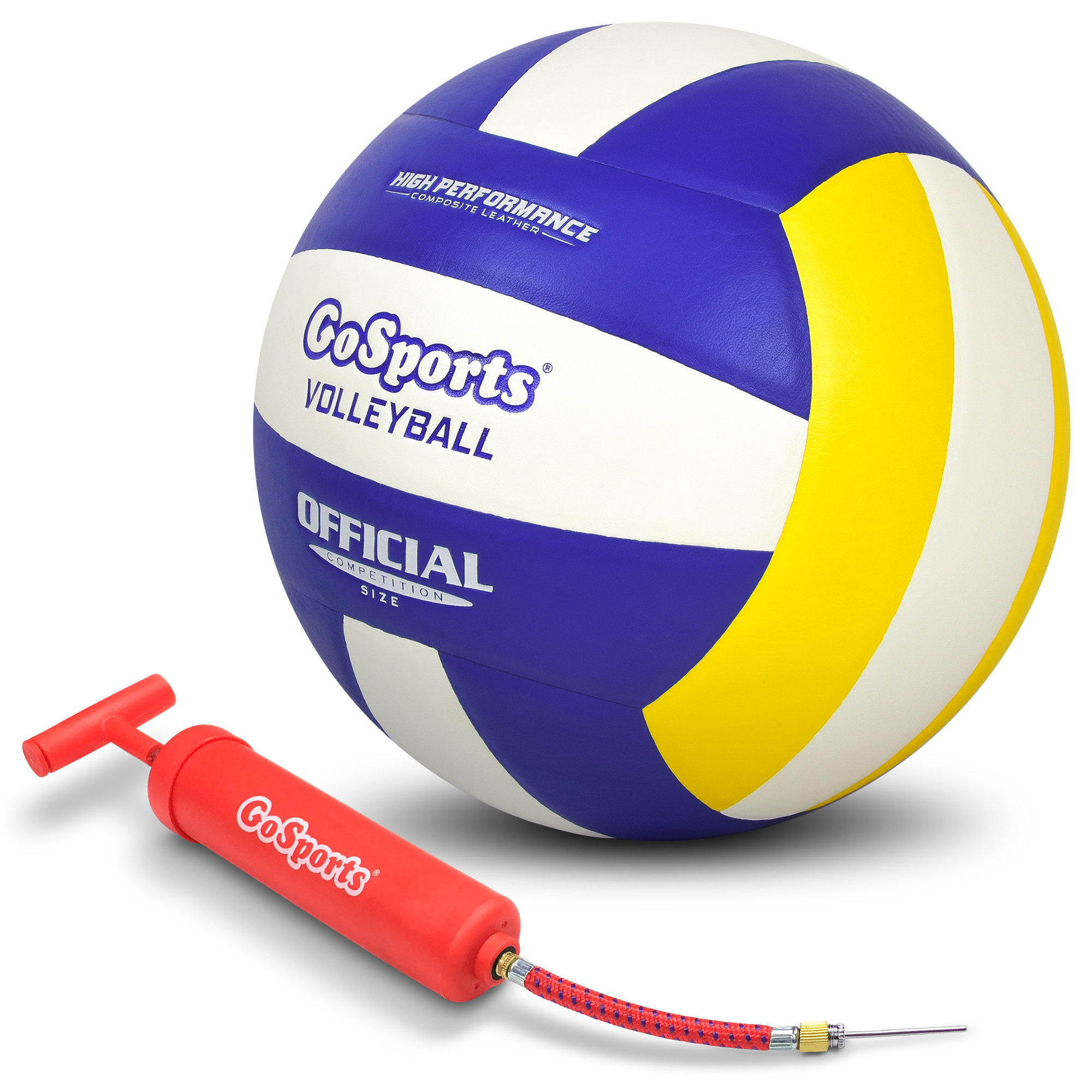 GoSports Indoor Competition Volleyball - Regulation Size and Weight ...