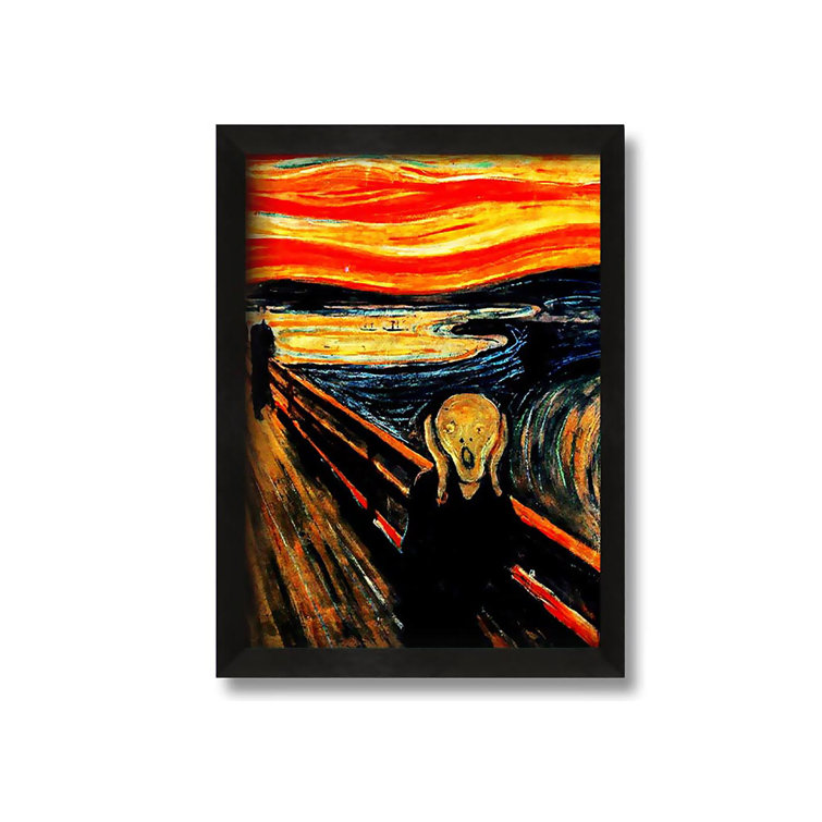 Maturi Edvard Munch the Scream - Picture Frame Advertisement in Canvas ...
