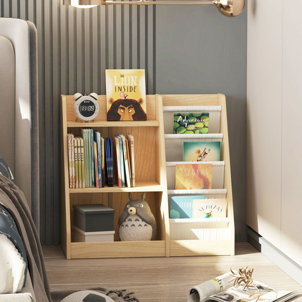 Brayden Studio Bathelda Standard Bookcase, Storage Book Rack, Organizer ...