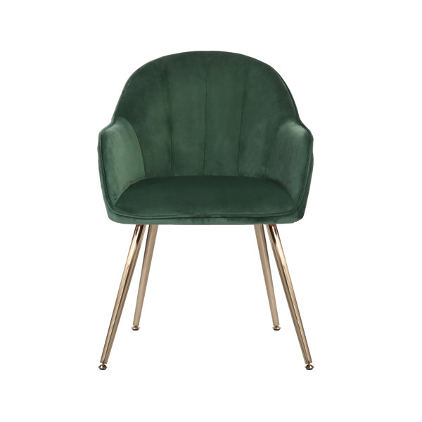 Etta Avenue Isaiah Velvet Armchair & Reviews | Wayfair.co.uk