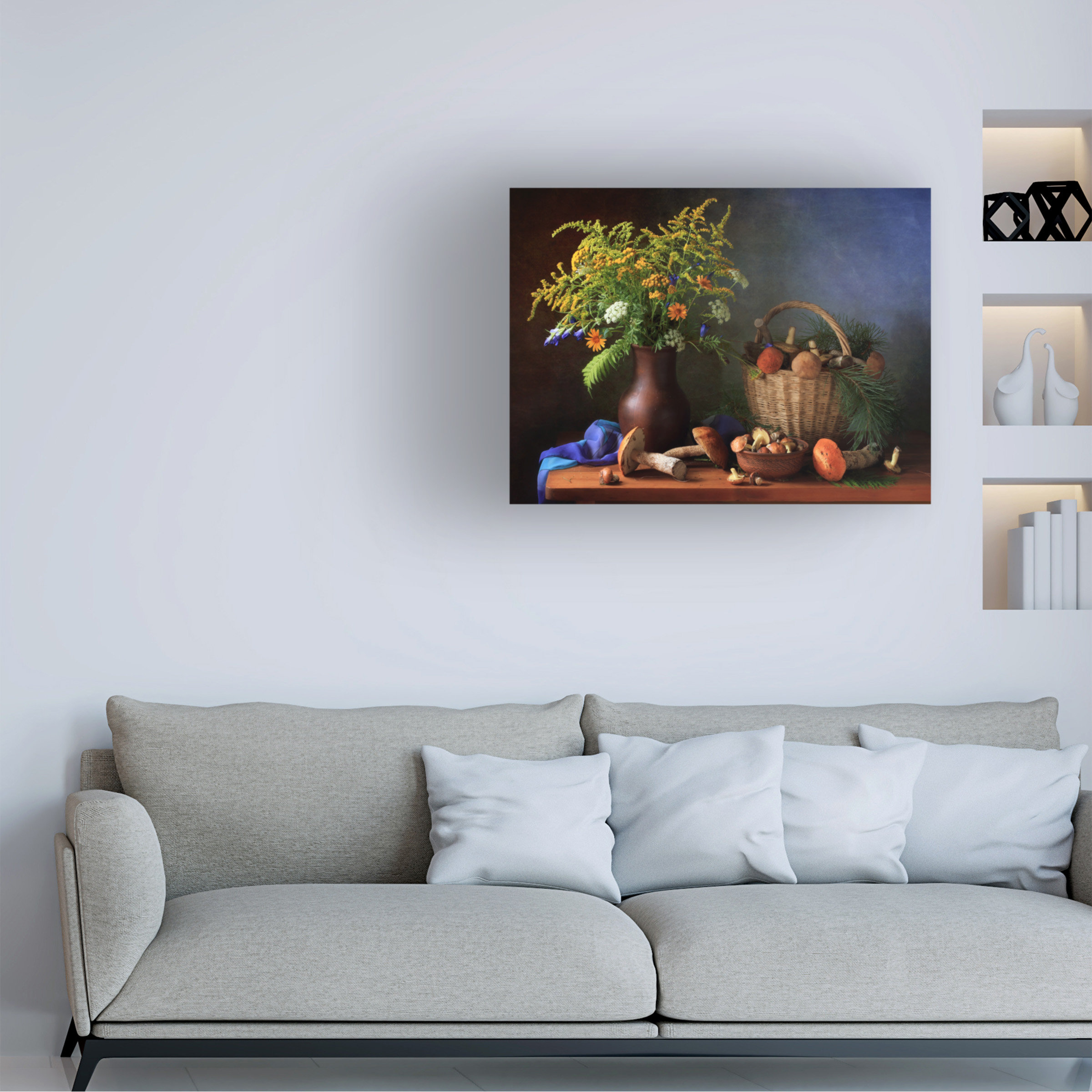 Ebern Designs Bolog Tatyana Skorokhod Still Life With Mushrooms And ...