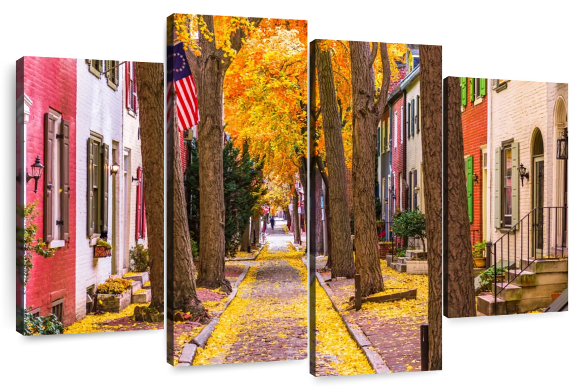 Ebern Designs Sireci Philadelphia Autumn Lane - Wayfair Canada