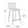 Brayden Studio® Vedder Swivel Upholstered 25'' Counter Stool with Metal ...