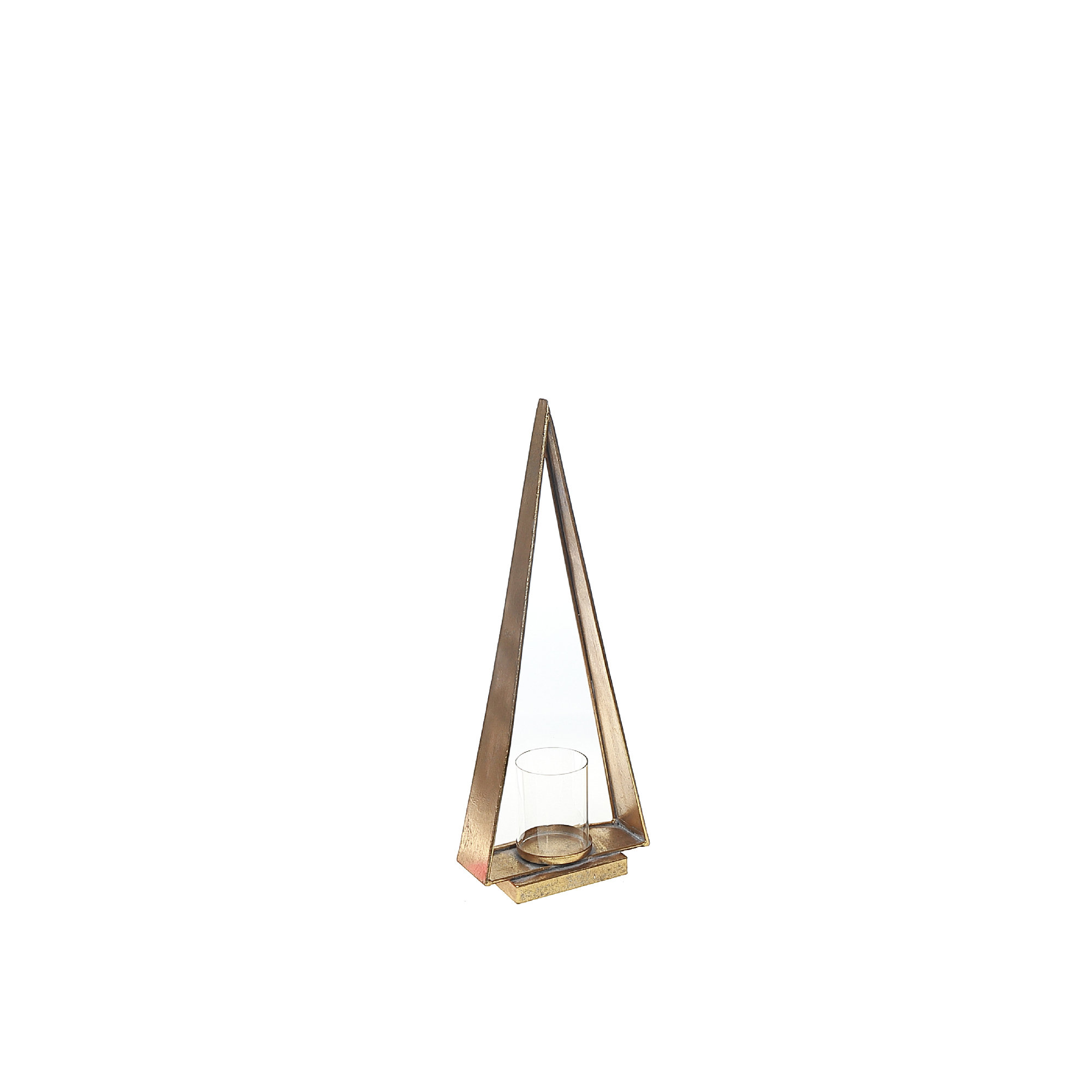 iH casadécor Triangle Metal Candle Holder Large | Wayfair