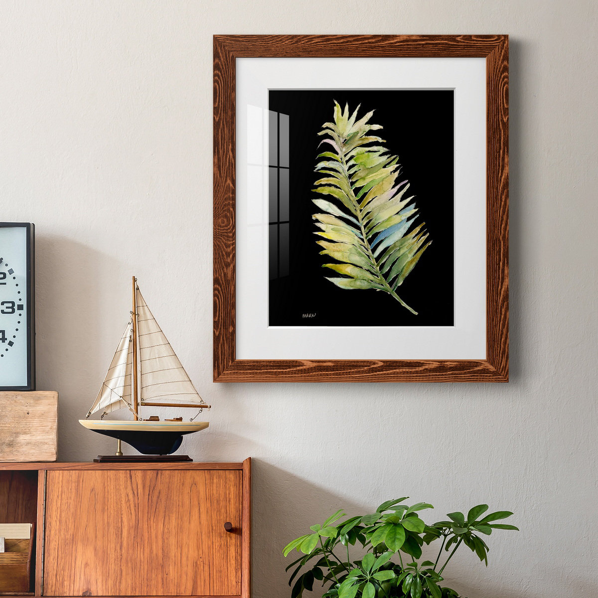 Bay Isle Home™ Frond - Picture Frame Print on Paper | Wayfair