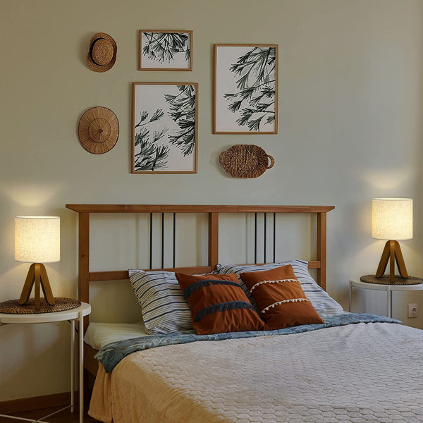 George Oliver Graycee Wood Tripod Lamp & Reviews | Wayfair
