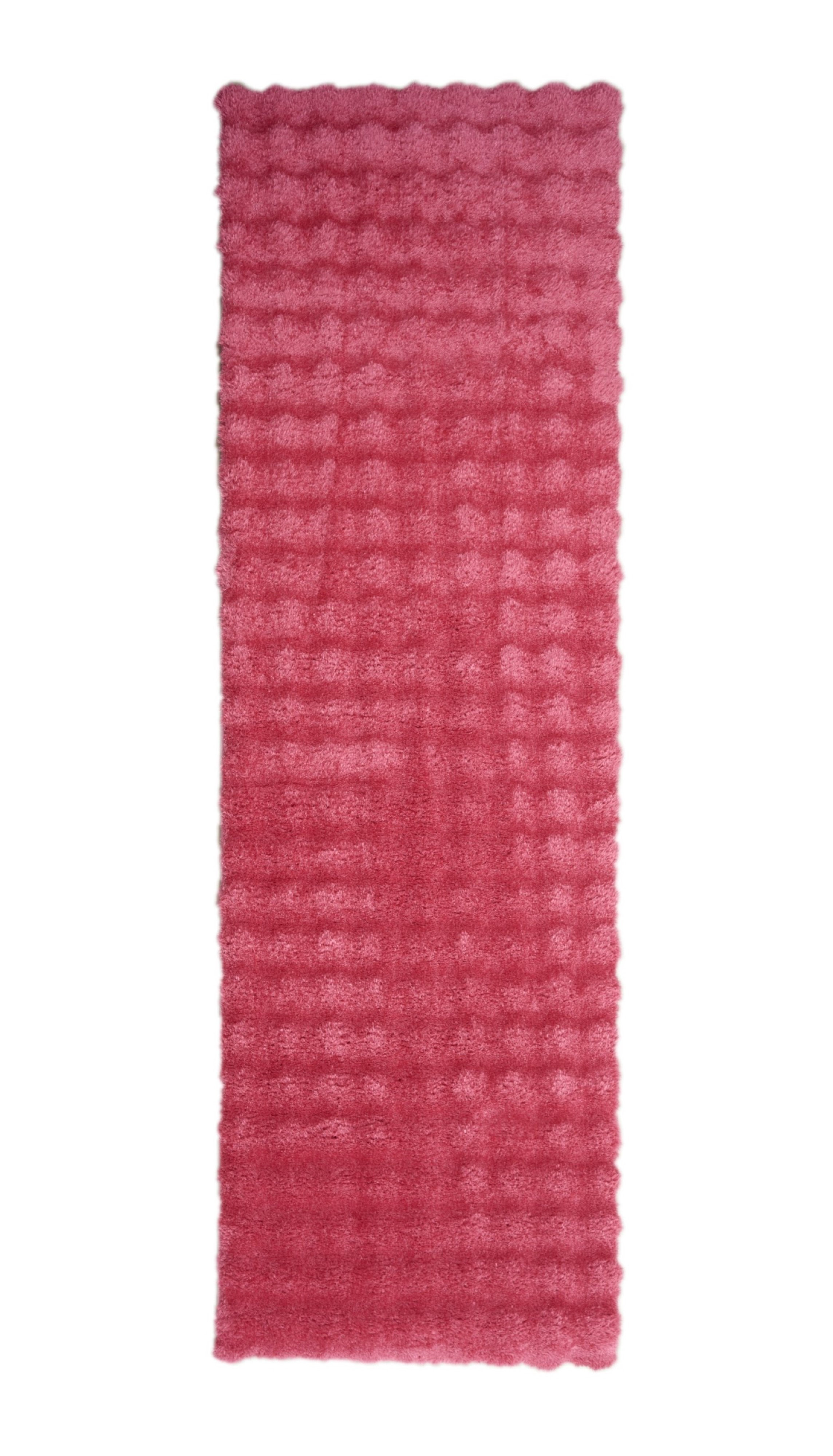 MDA RUG IMPORTS Sunny Collection Hand Woven Modern Grid Pink Area Rug ...