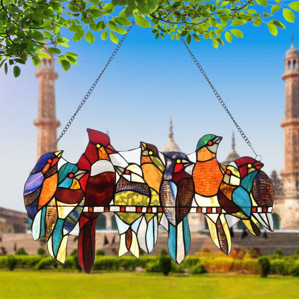 Red Barrel Studio® Birds Window Panel | Wayfair