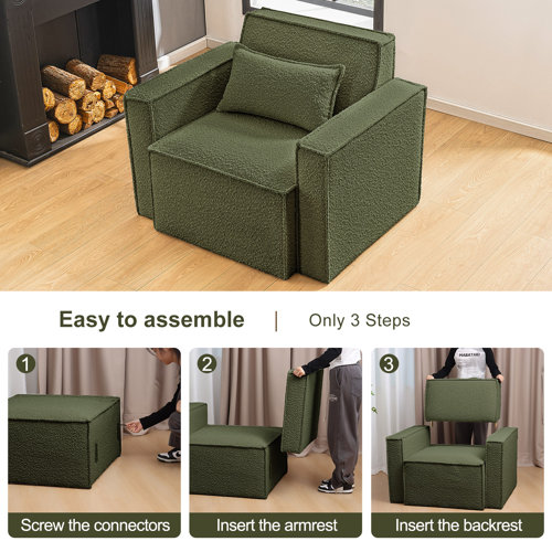 Latitude Run® Taufner 39'' Wide Armchair | Wayfair