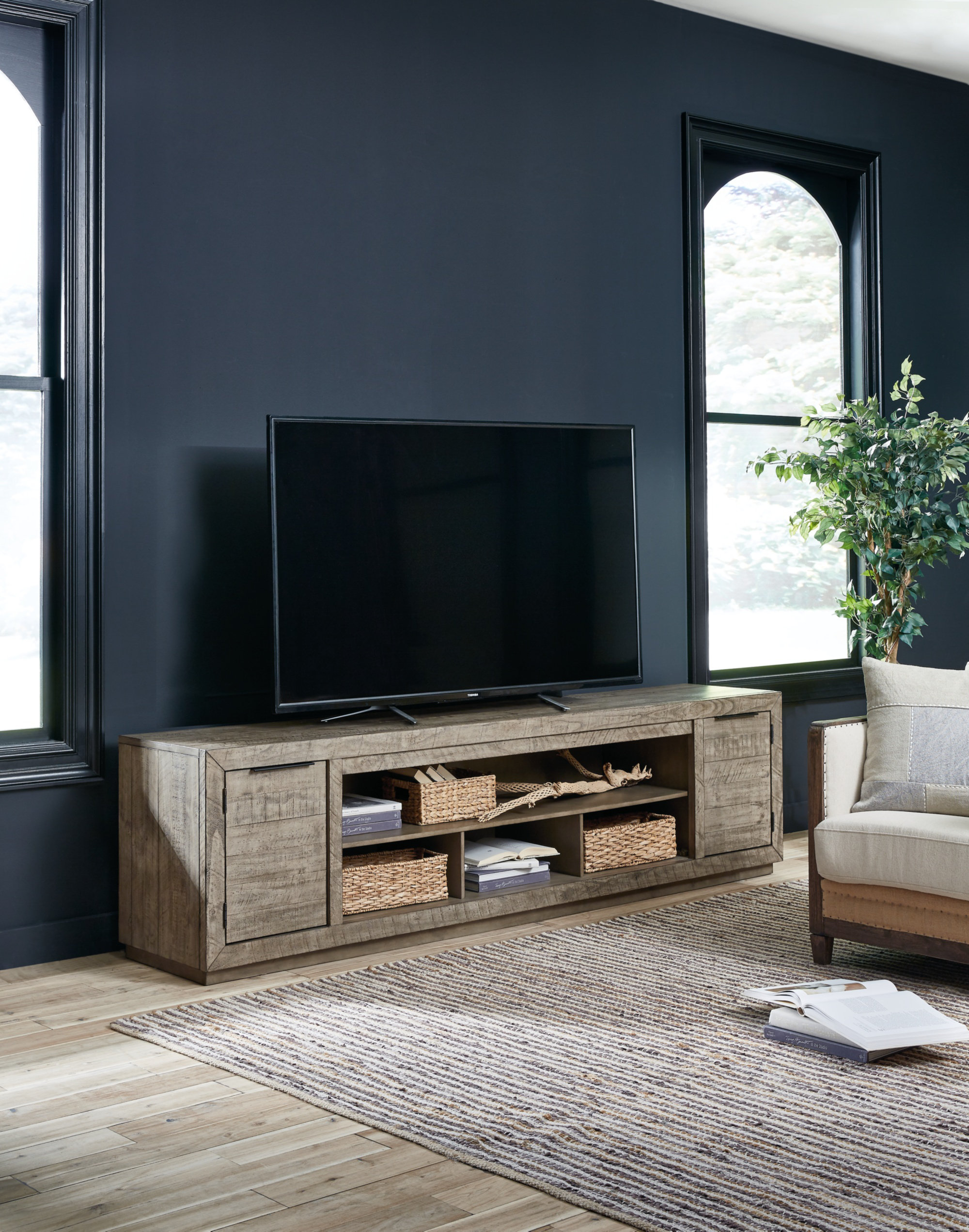 Signature Design by Ashley Krystanza TV Stand for TVs up to 88 ...