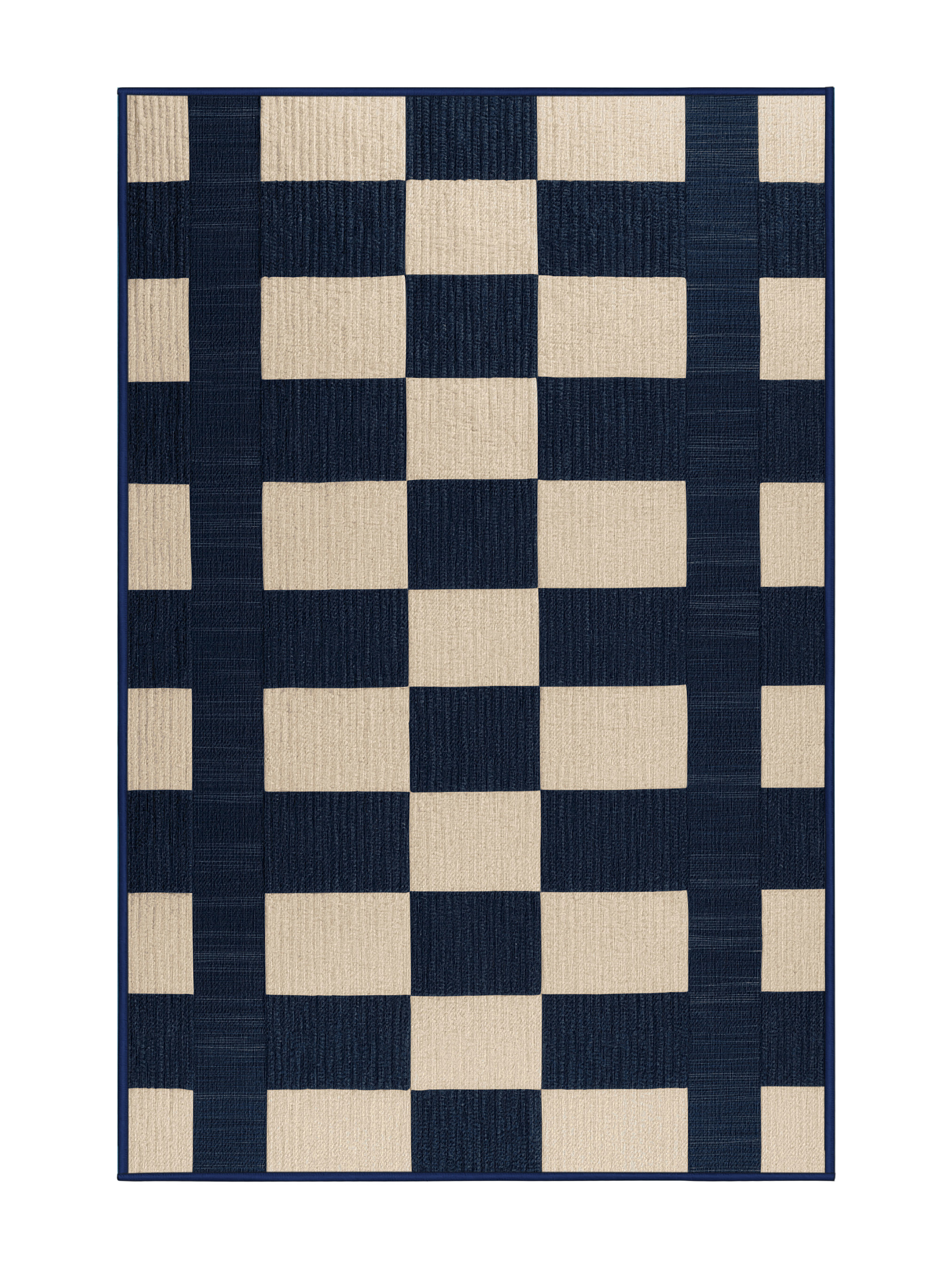 Ebern Designs Machine Washable Checkered Gray Area Rug | Wayfair