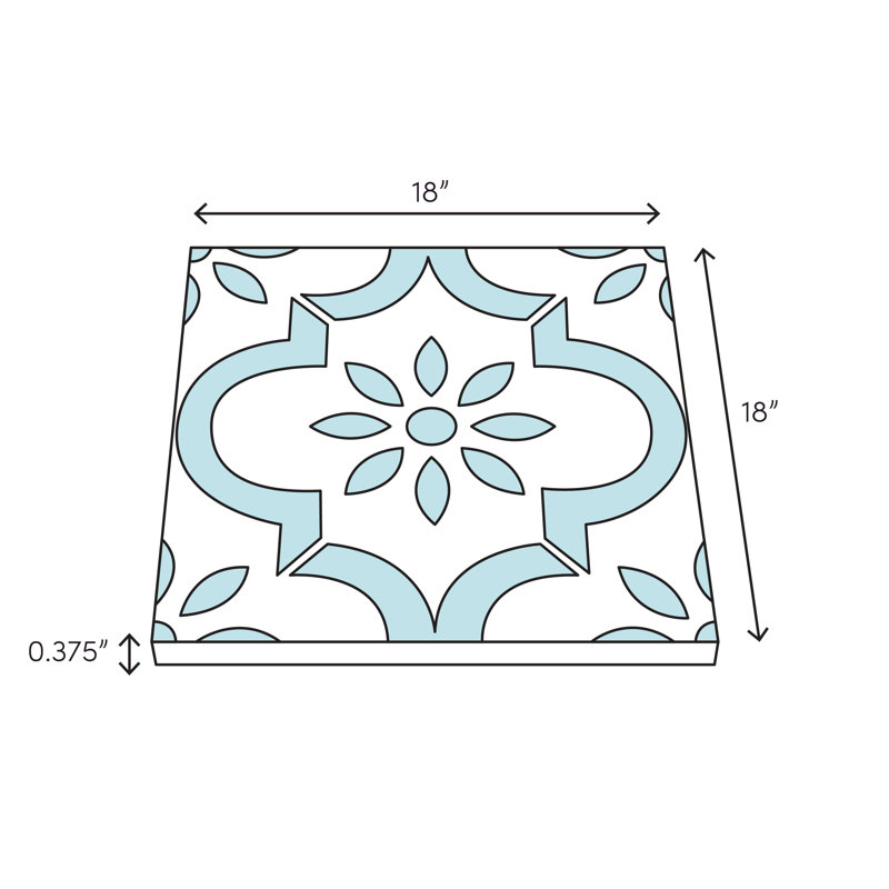 Stone & Tile Shoppe, Inc. 18" x 18" Limestone Stone Look Wall & Floor ...