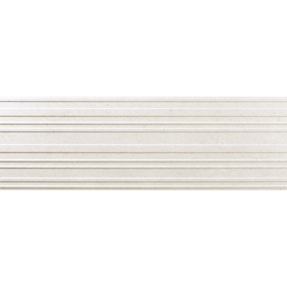 Azulev Ageless Gris Chanel 12" x 35" Ceramic Stone Look Wall Tile ...