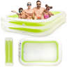 SUNMER Extra Large Inflatable Family Paddling Pool – 305cm x 183cm x ...