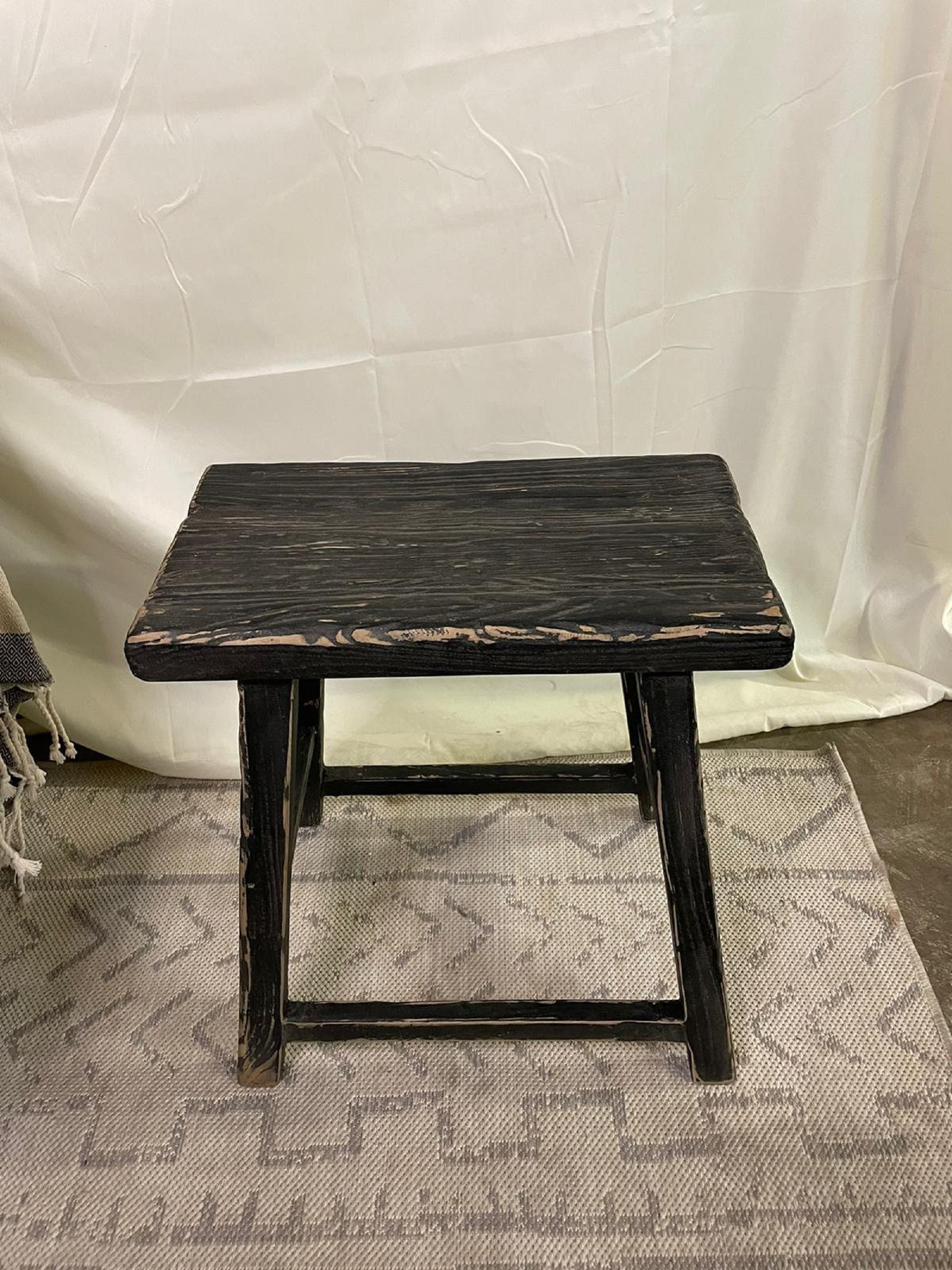 Loon Peak® Hartlynn Unfinished Solid Wood Accent Stool | Wayfair
