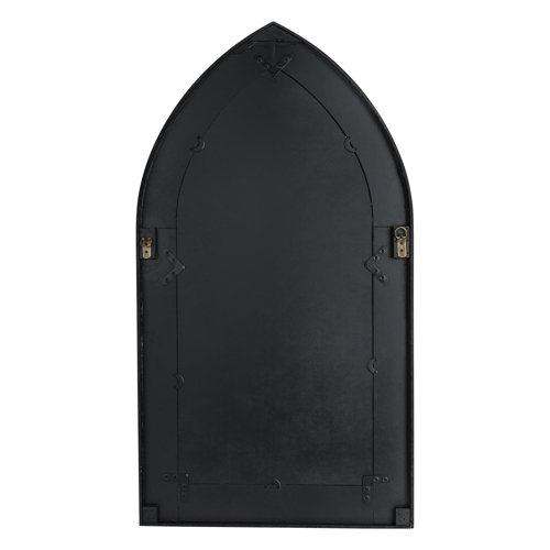 One Allium Way® Merrie Arch Wood Wall Mirror & Reviews | Wayfair