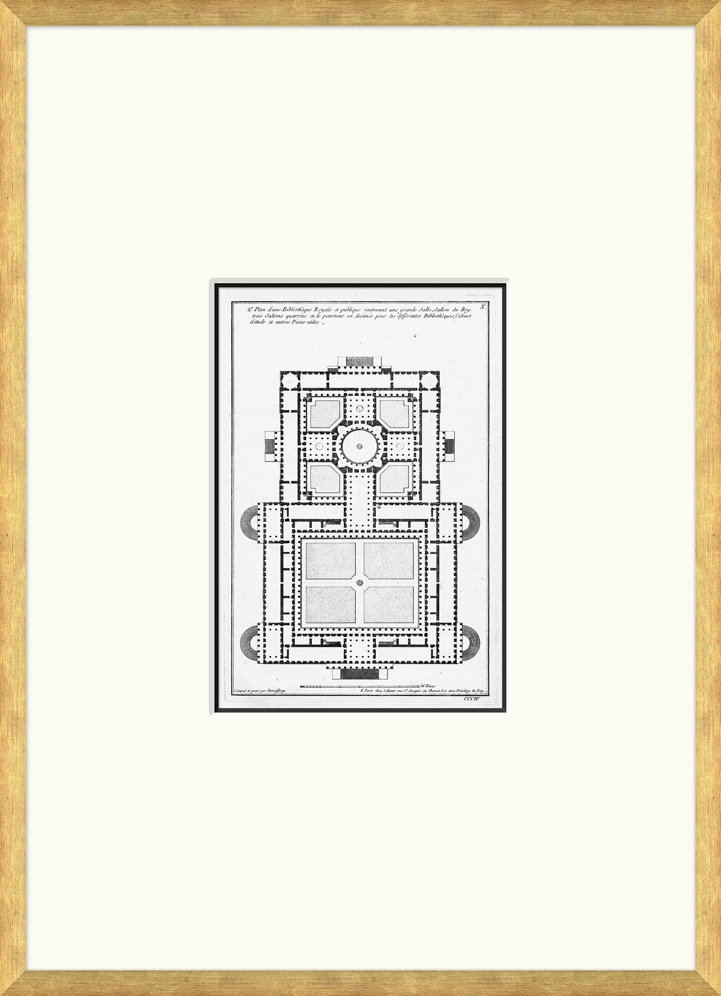 Soicher Marin Royal Floor Plans - Framed on Paper Print (A) | Wayfair