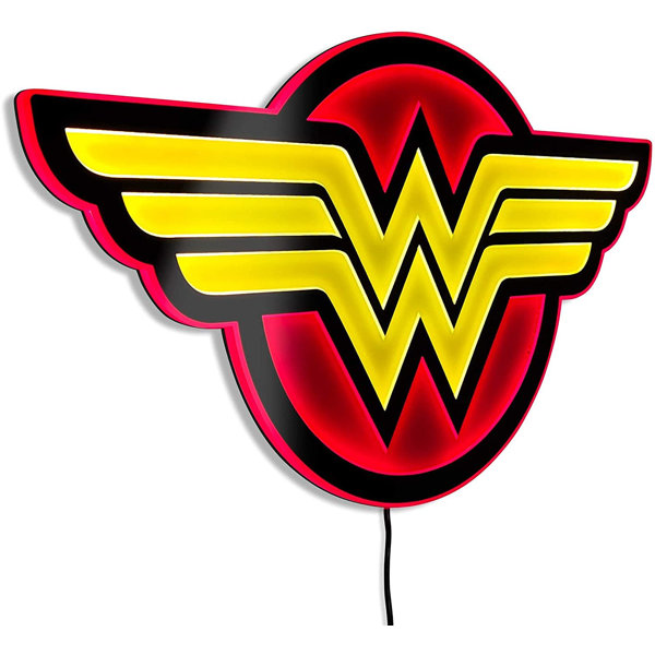 Brandlite Wonder Woman Led Wall Light (Regular)With Pedestal For Table ...