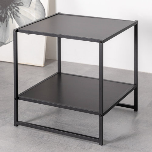Williston Forge Hilton Dane 20'' Black Frame Side Table & Reviews | Wayfair