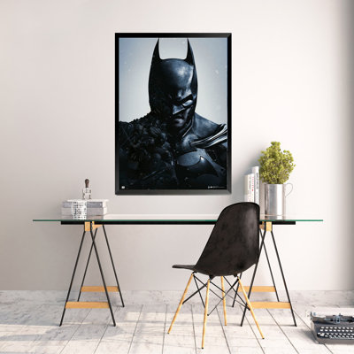 framed batman comic poster