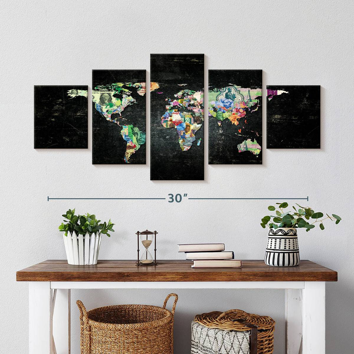 Breakwater Bay Trendy World Map I - Wayfair Canada