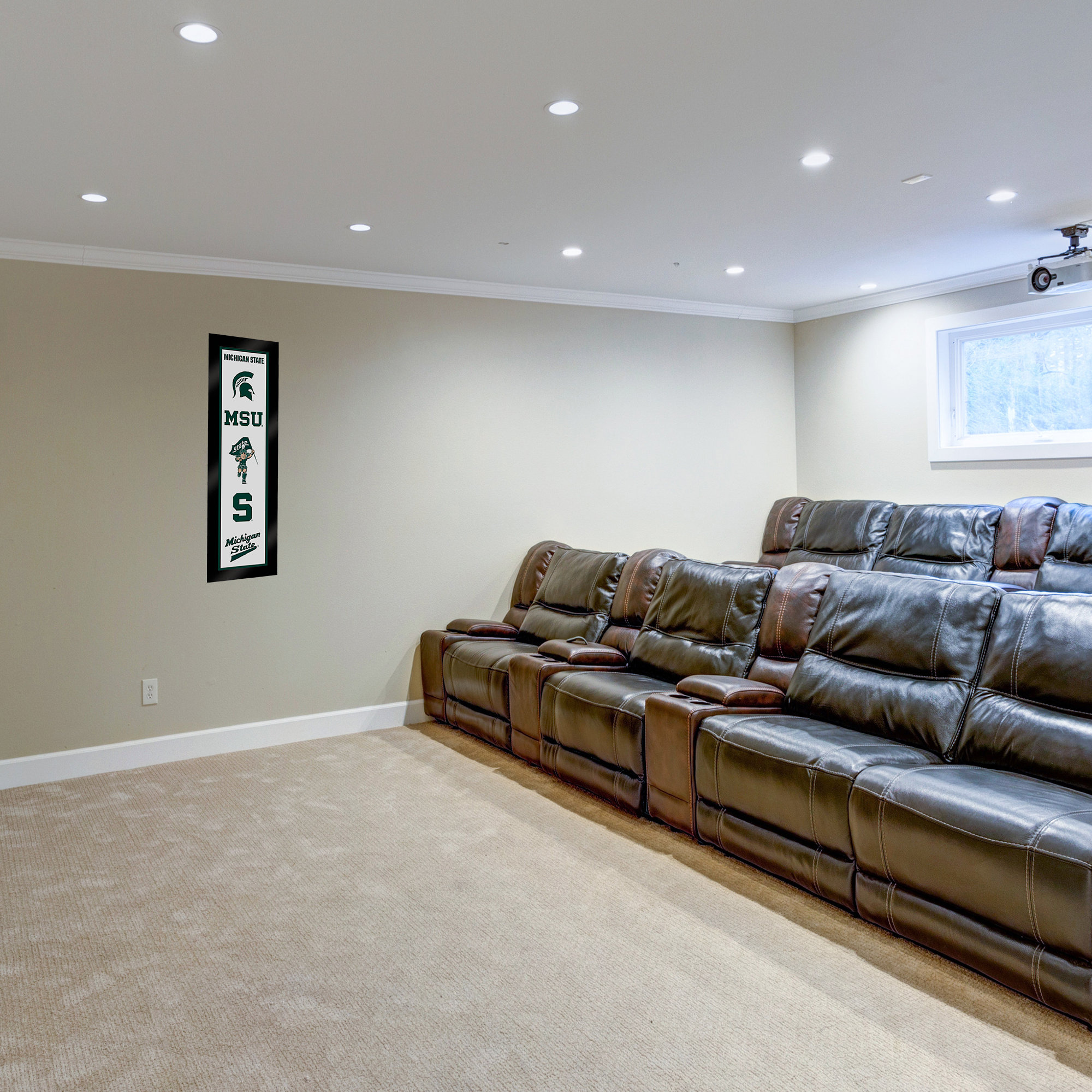 Second Story Collection Michigan State University Framed Canvas Panel ...