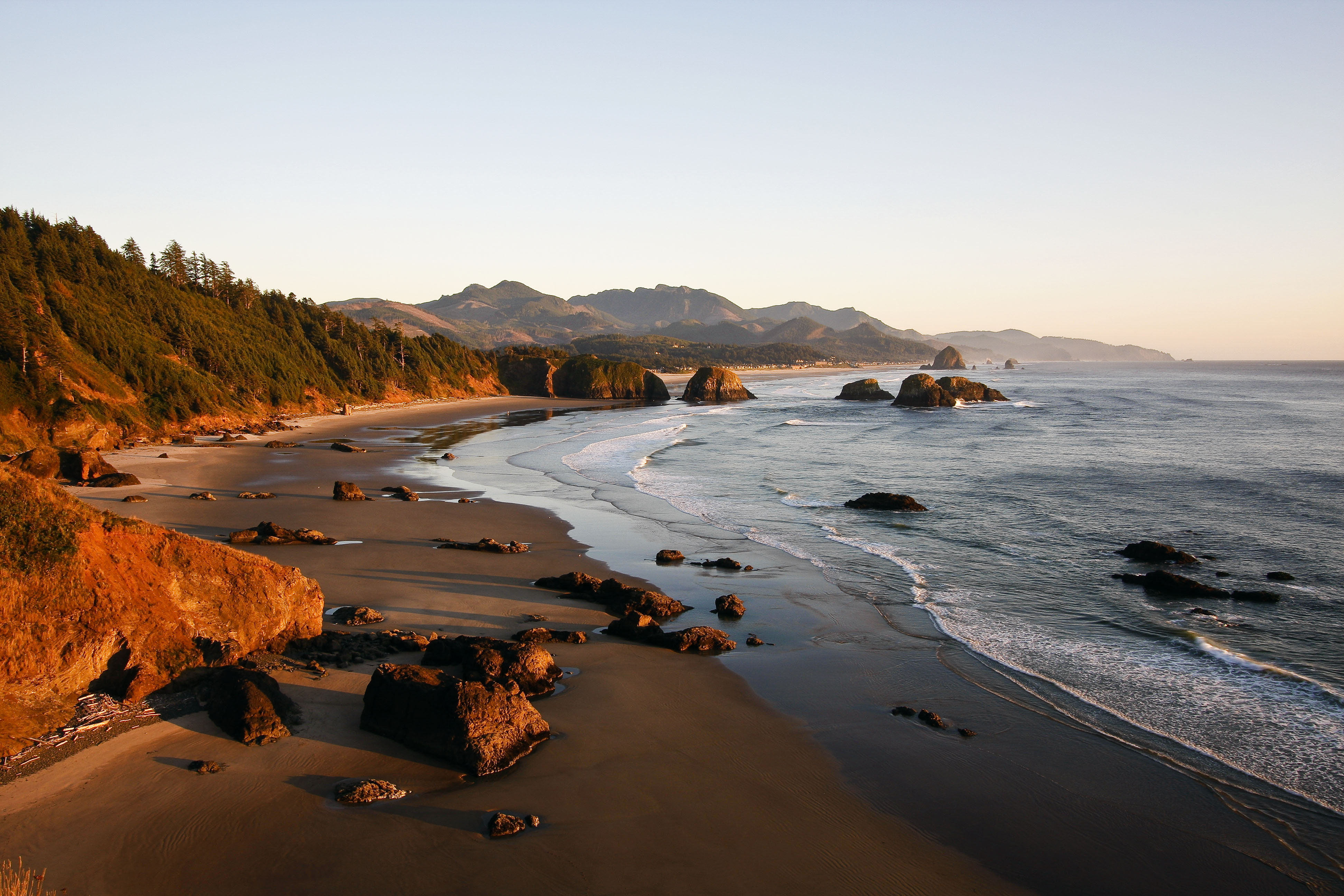 Highland Dunes Sunset on Oregon Coast by Paul41 - Wrapped Canvas ...