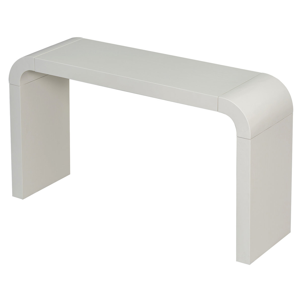 Ivy Bronx Minimalist Acacia Vneer Entryway Table With Two Legs,Stylish ...