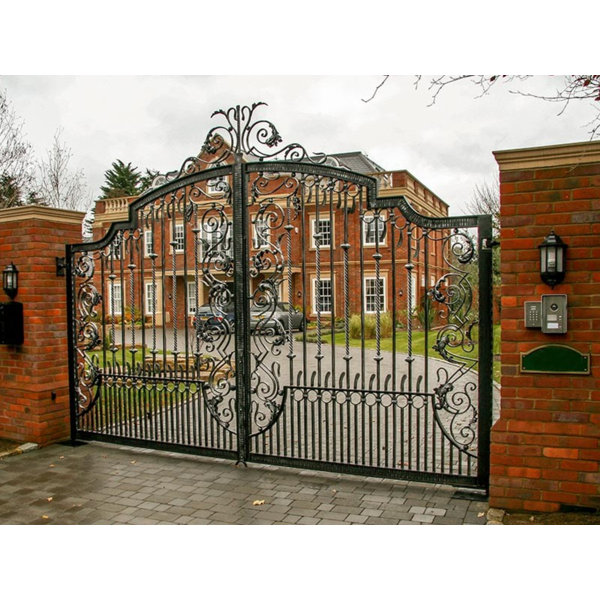 TAIMCO Black Metal Gate - Wayfair Canada