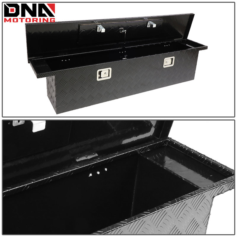 DNA Motoring Aluminum Pickup Truck Bed Trailer Key Lock Storage Tool ...