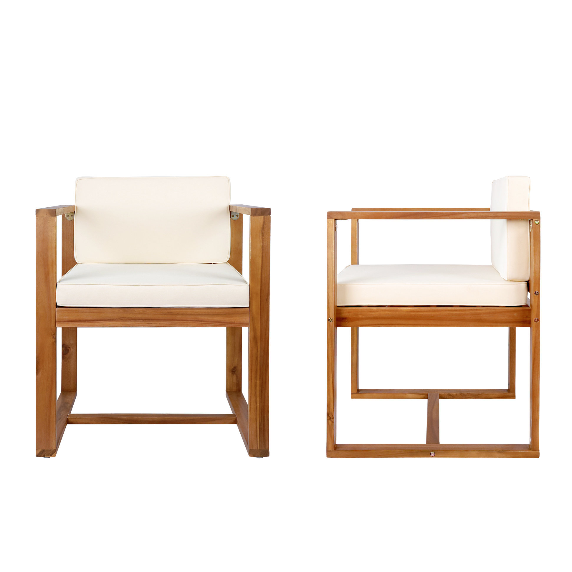 Latitude Run® Of 2 Patio Dining Armchairs - For Incomparable Sitting ...