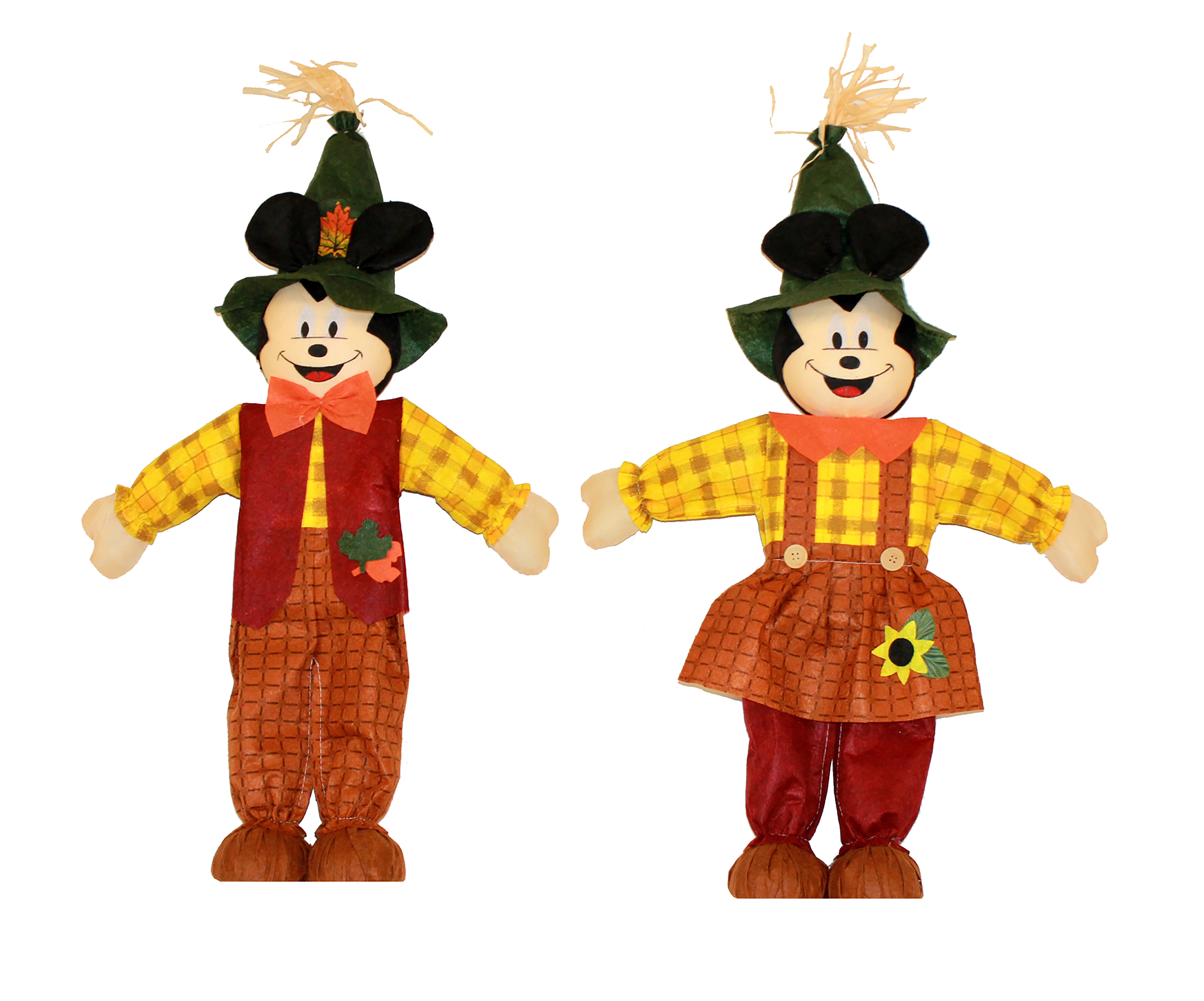 The Holiday Aisle® Standing Scarecrow Mouse | Wayfair