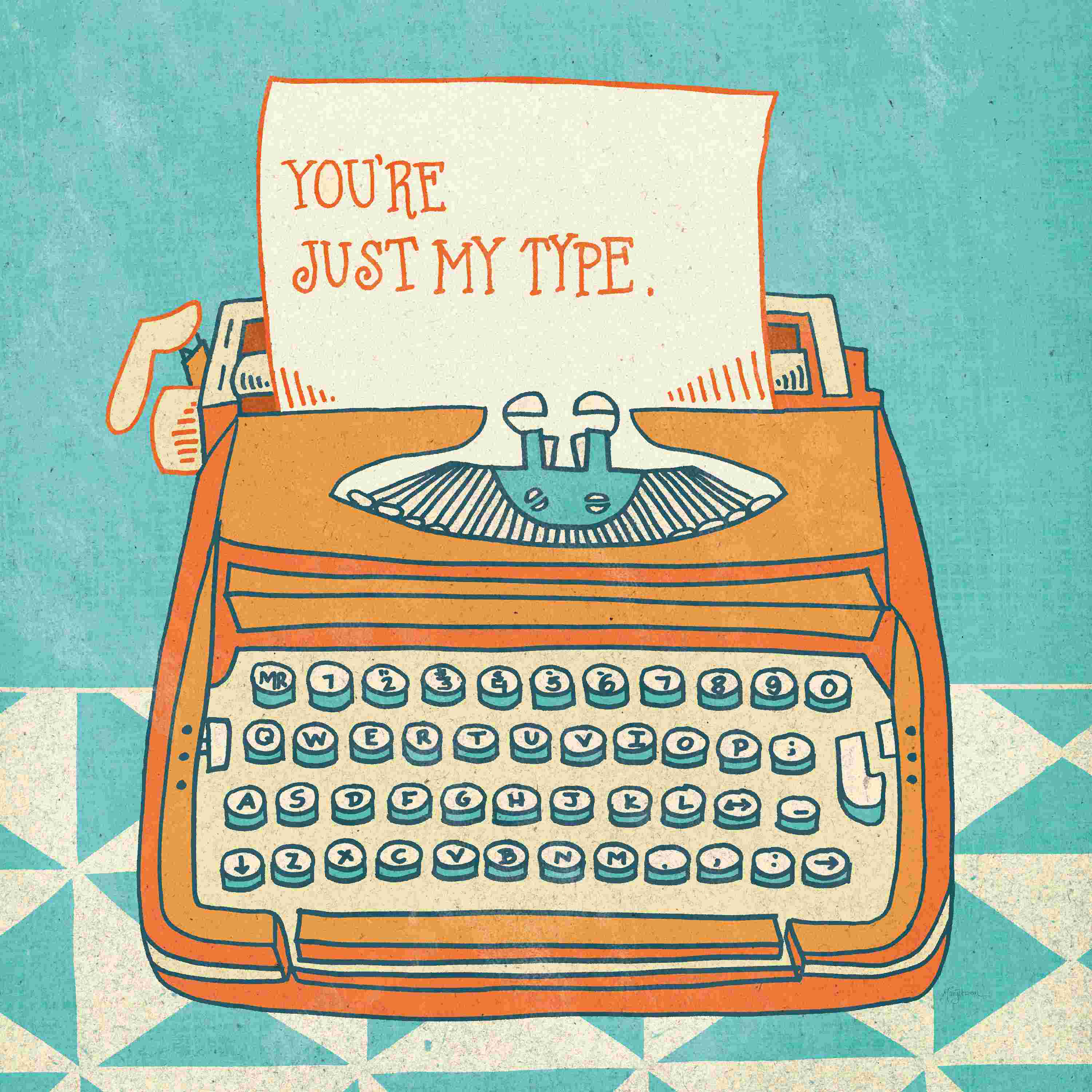 Trinx Youre My Type Orange - Wayfair Canada