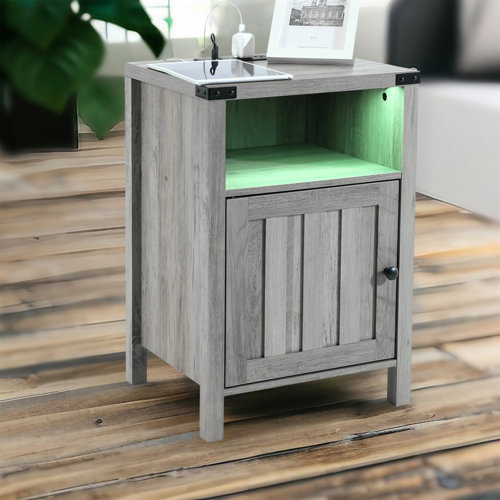 Built-In Outlet Nightstands You'll Love | Wayfair
