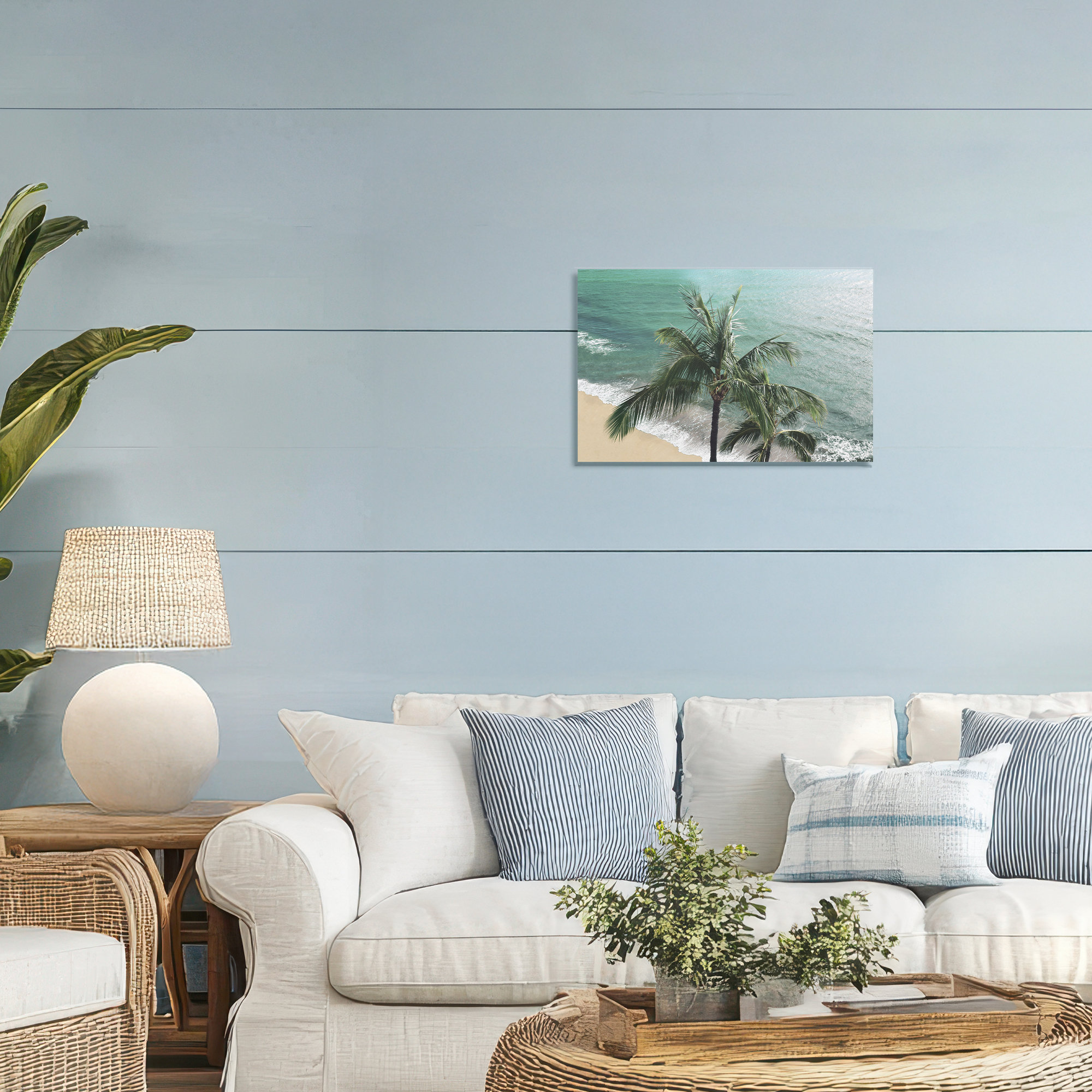 Bay Isle Home™ Maui Palm Beach Landscape Canvas, design by Natalie ...