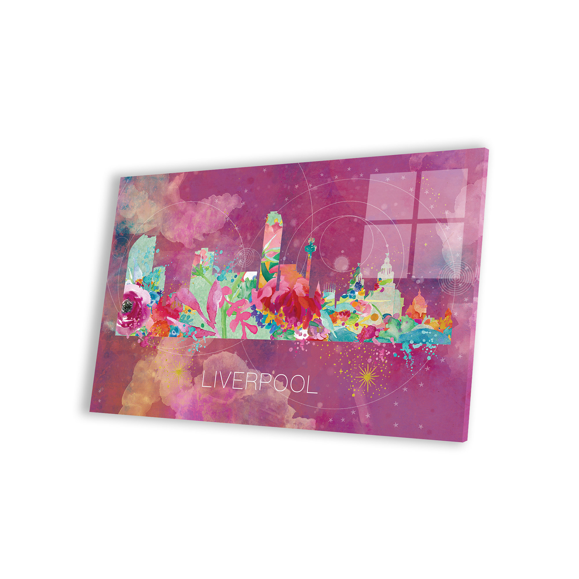 Trinx " Liverpool Skyline " by Natalie Ryan | Wayfair