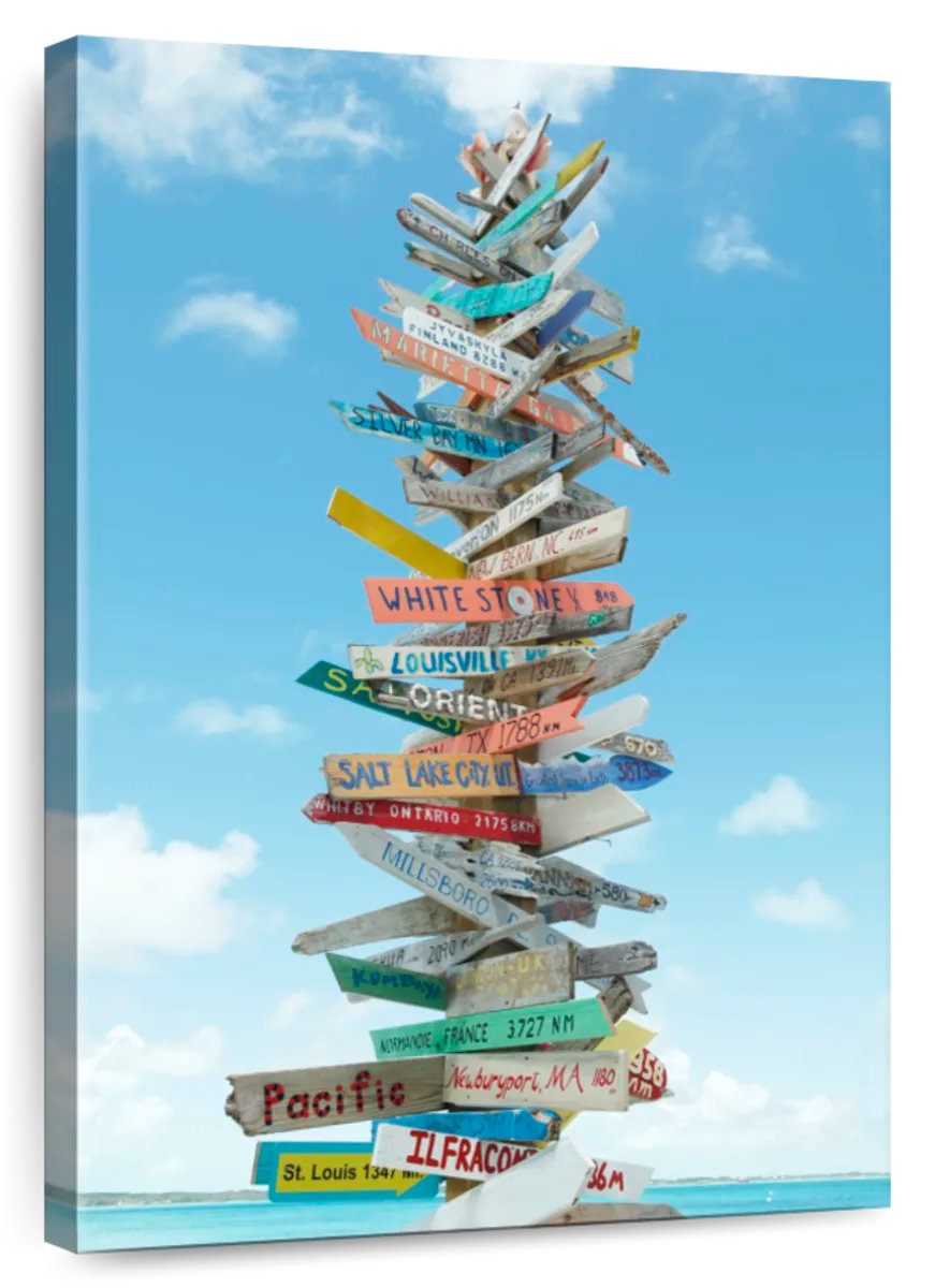 Ebern Designs Hannes Bahamas Beach Signs | Wayfair