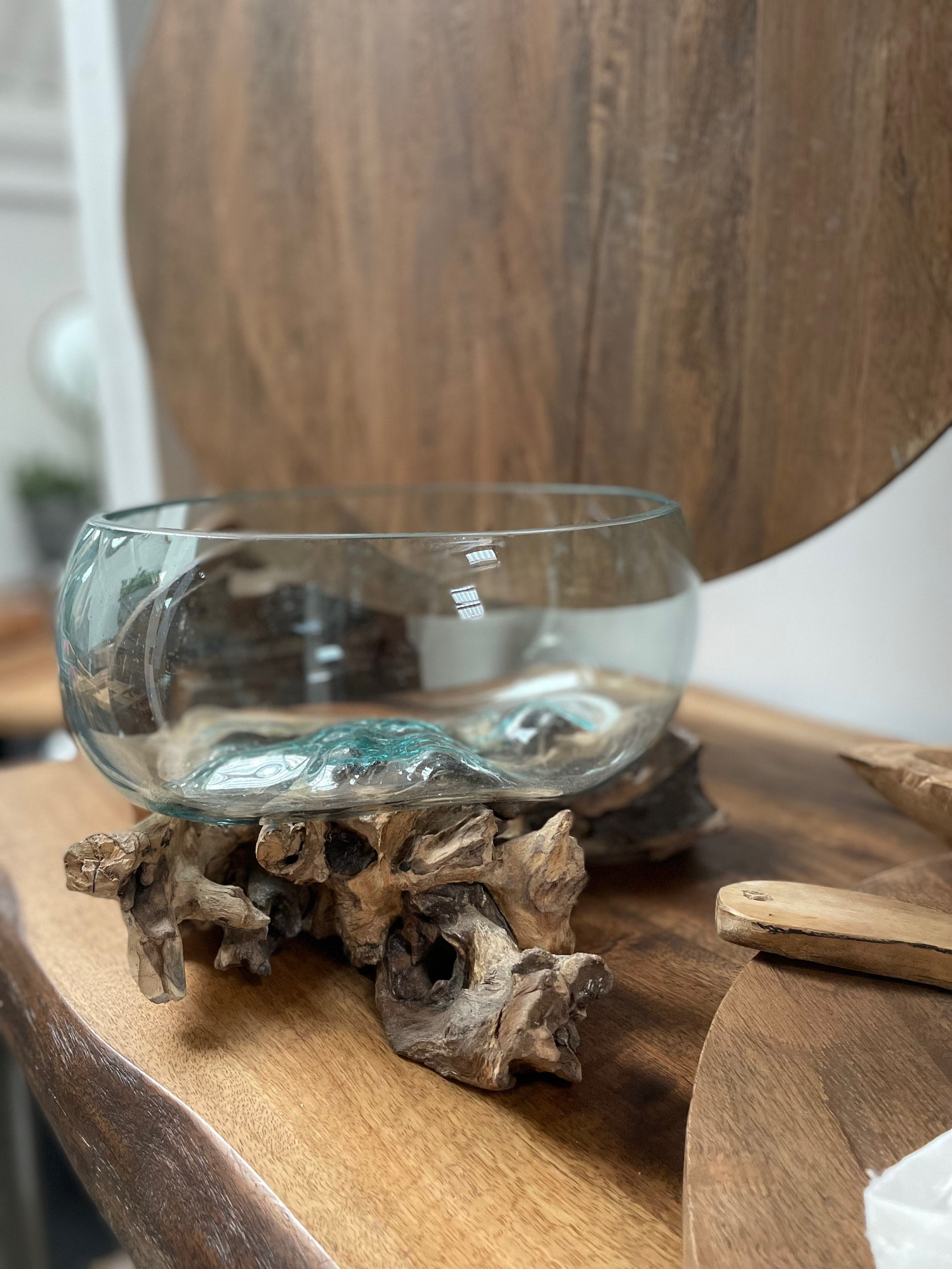 Alpen Home Recycled Glass Decorative Bowl in Brown | Wayfair.co.uk