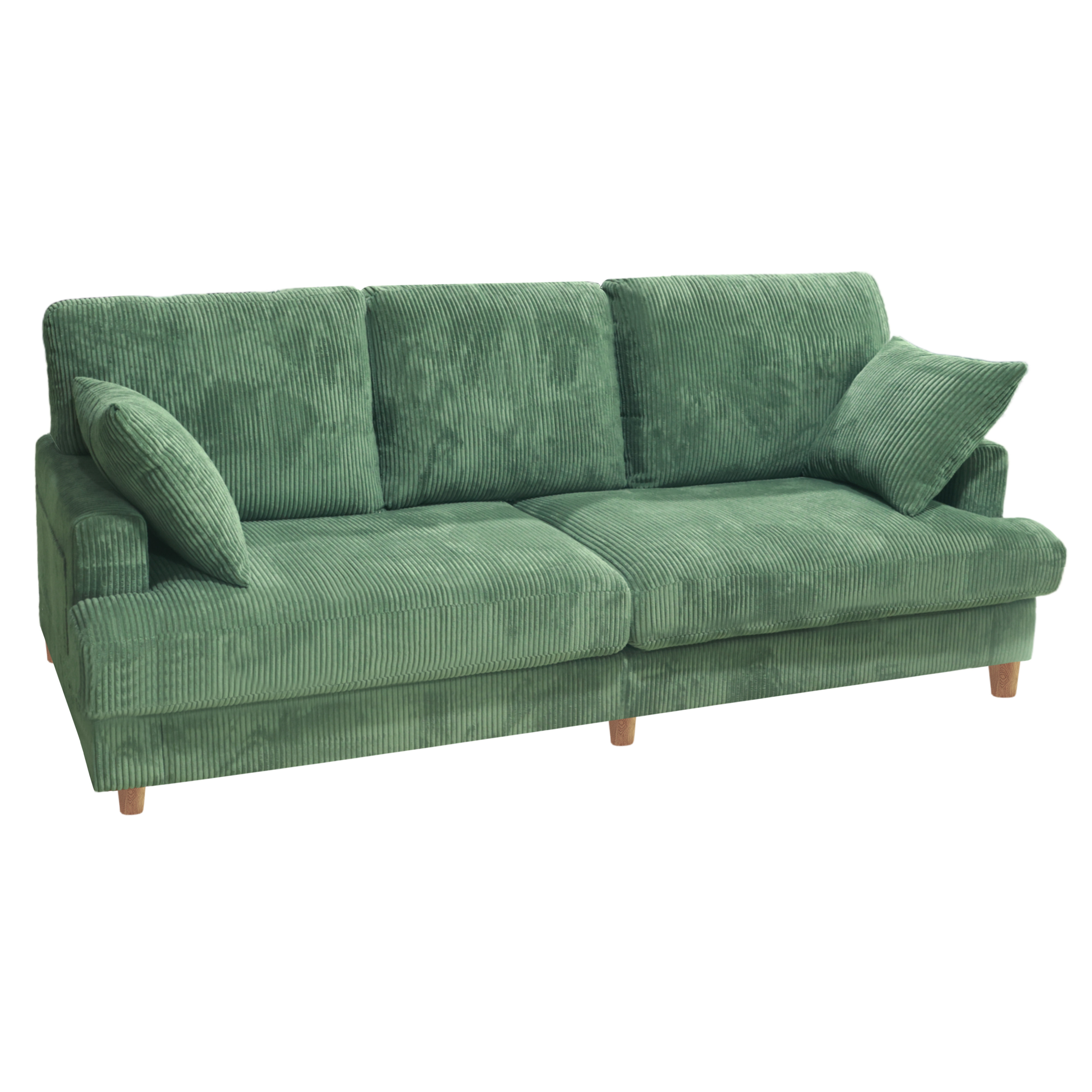 Blue Elephant 221Cm Recessed Arms Sofa | Wayfair.co.uk