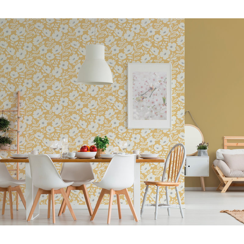 Wade Logan® Azarius Floral Roll & Reviews | Wayfair