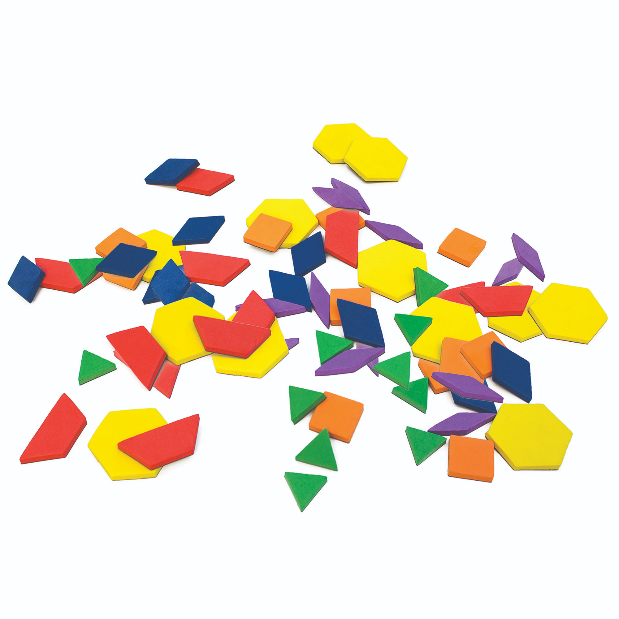 Junior Learning Rainbow Pattern Blocks | Wayfair