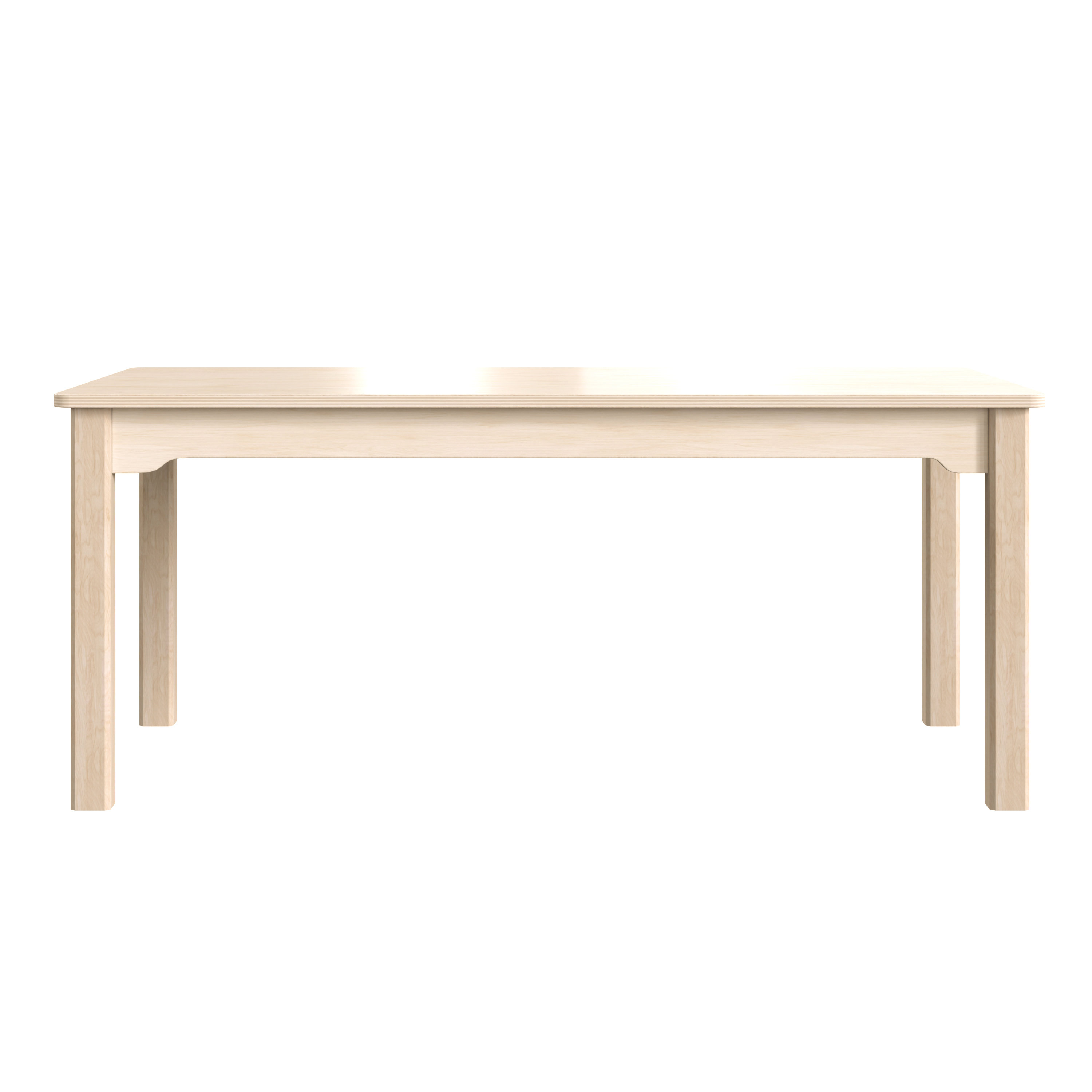 Bright Beginnings Commercial Grade Rectangular Wooden Preschool ...