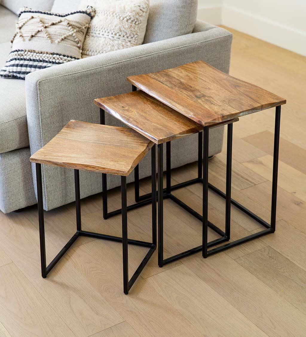 17 Stories Solid Wood Frame Nesting Tables - Wayfair Canada