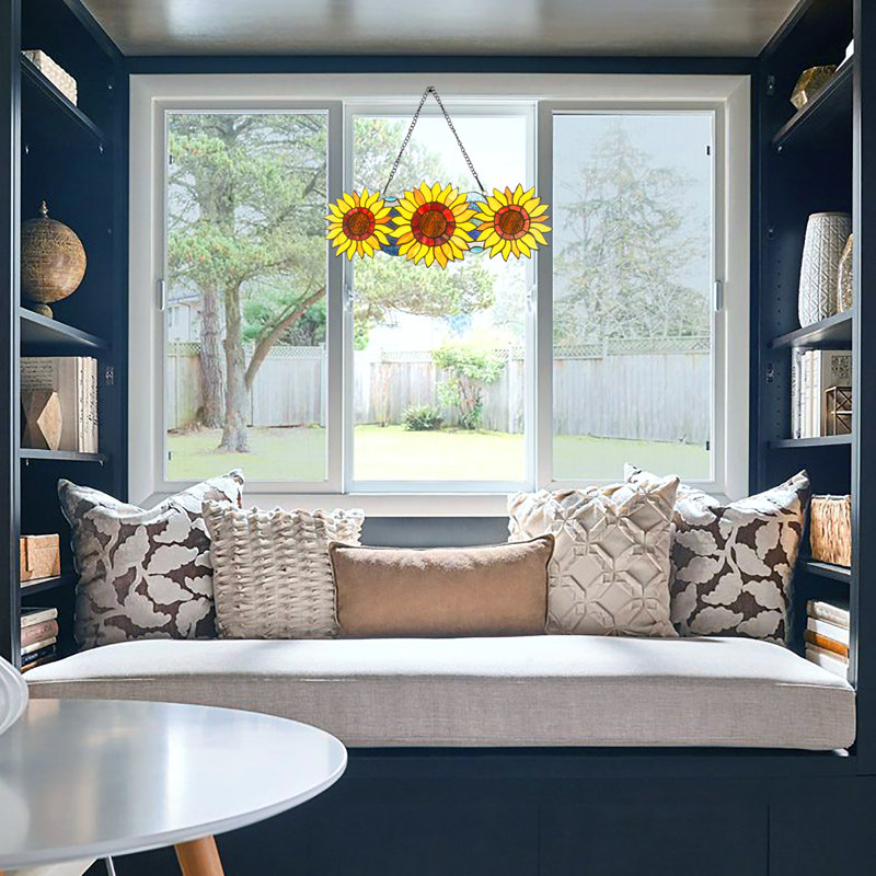 August Grove® Stained Glass Window Panel & Reviews | Wayfair