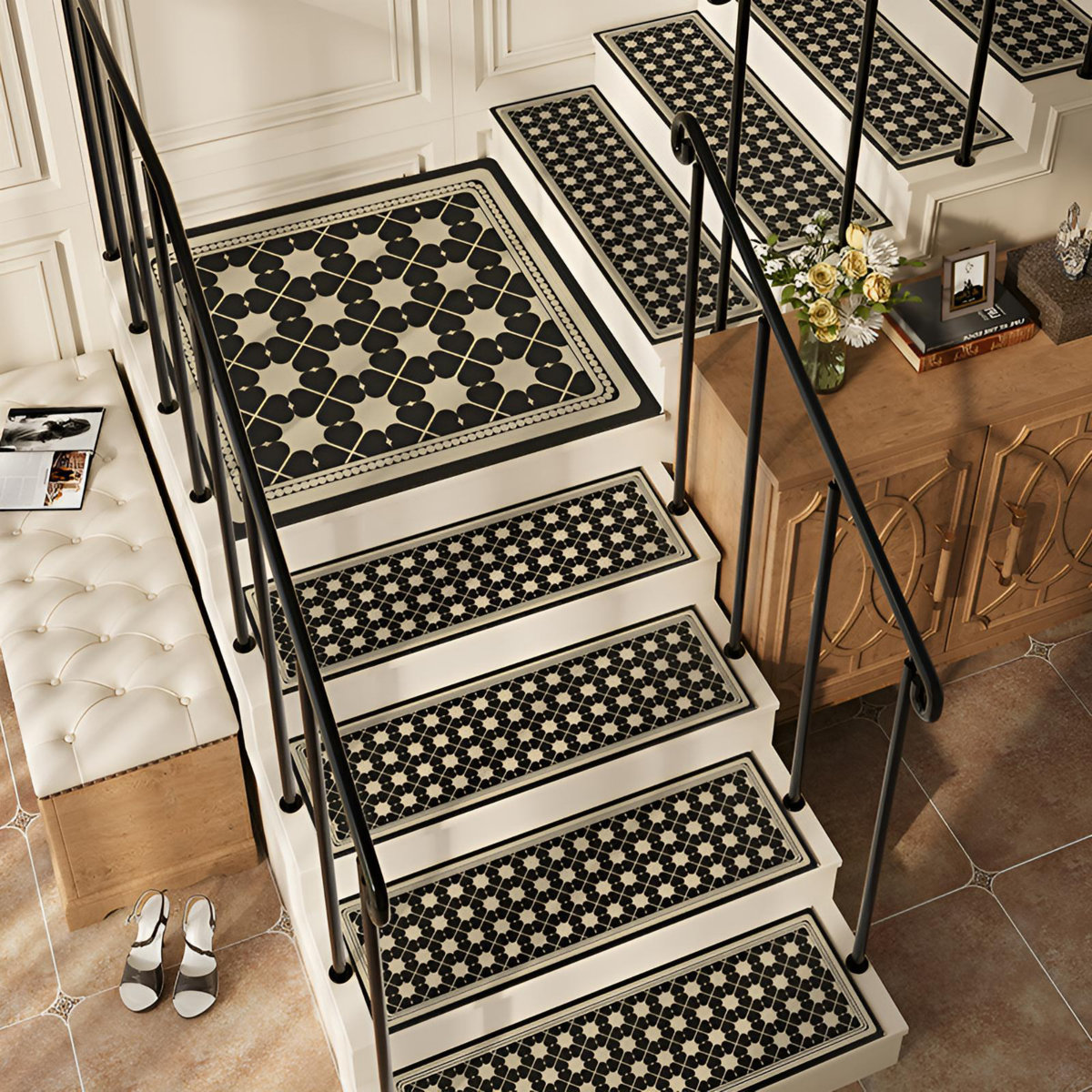 Infinity Nonslip Selfadhesive Stair Treads For American Style ...