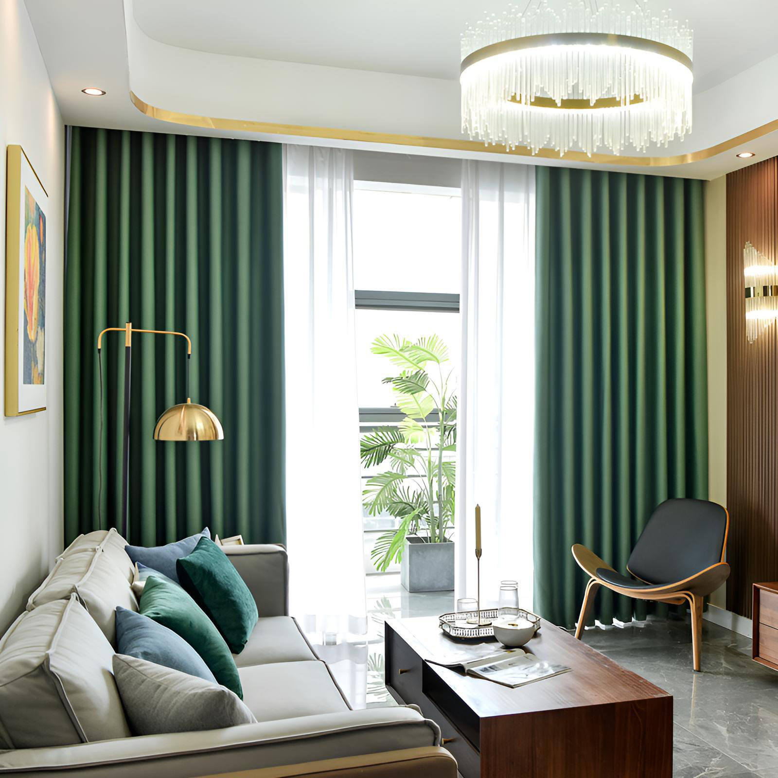 Rosalind Wheeler Catrece Cotton Blend Room Darkening Curtain Panel ...