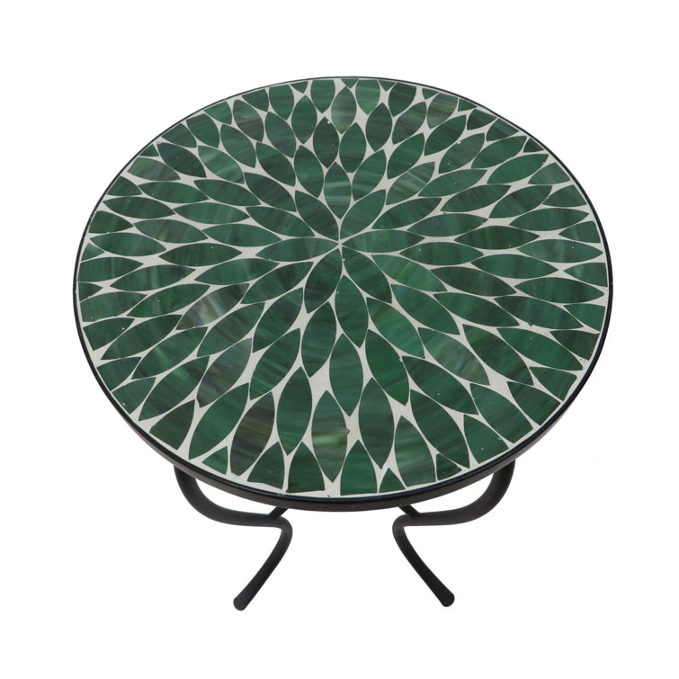 Red Barrel Studio® Ceramic Outdoor Side Table | Wayfair